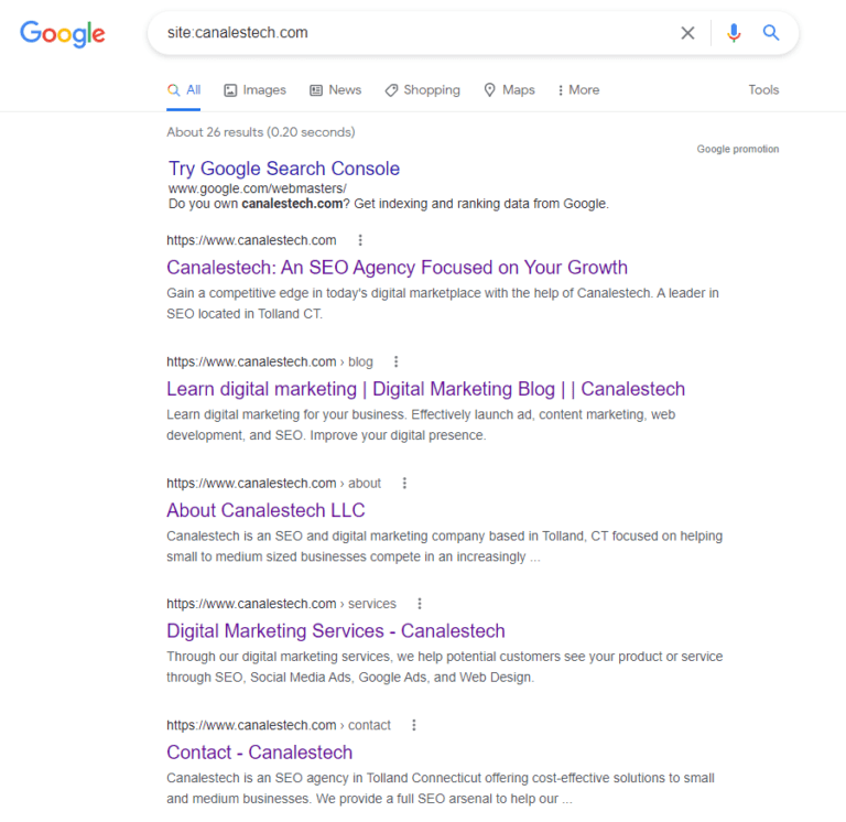 Search Google or Type a URL - Canalestech